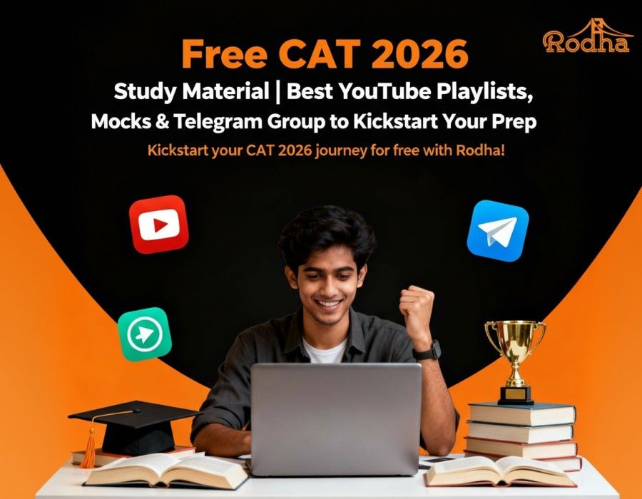 Free CAT 2026 Study Material | Best YouTube Playlists, Mocks & Telegram ...
